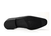 China Slip on Loafers Black Durability Mens Casual Dress Shoes For Formal Events for sale
