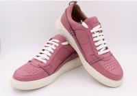 China Wisteria Low Top Women Leather Sneaker Round Toe Various size for sale