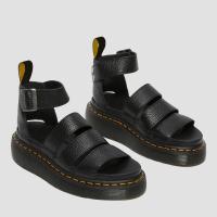 China Women Cut Out Leather Sandals , Round Toe Zip Front Sandals for sale