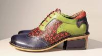 China Handmade Brogue Oxford Shoes Womens Lace Up Dress Shoes 36-42 Size for sale