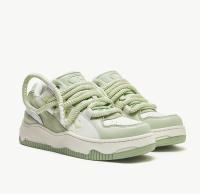 China Fashion Women Low Vulcanized Sneakers  , Casual Lace Up Chunky Sneakers for sale