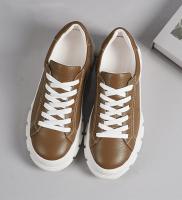China Letter Graphic Women Lace-up Front Casual Shoes , Custom Sporty Skate Shoes for sale