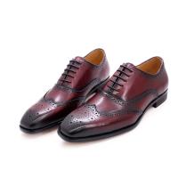 China Fashion Genuine Leather Men Shoes , Adult Formal Dress Shoes Men for sale