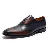 China OEM Formal Men's Dress Shoes Low Heel Mens Goodyear Welted Shoes for sale