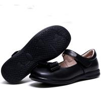 China Patent Leather School Shoes Unisex Flat Heel With Laces Rubber Sole for sale