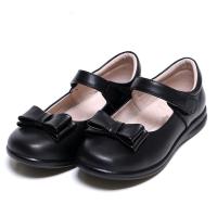 China Patent Leather School Shoes Unisex Flat Heel With Laces Rubber Sole for sale