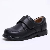 China Leather Unisex School Shoes Black  Size 26-45 Flat Heel With Leather Lining for sale