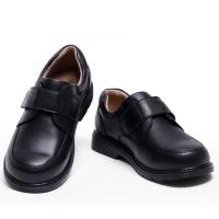 China Slip On Boys School Shoes Black Casual Children's Leather Shoes for sale