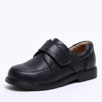 China Slip On Boys School Shoes Black Casual Children's Leather Shoes for sale