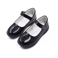 China Flat Heel Unisex Leather School Shoes Customized Mary Jane Leather Shoes for sale