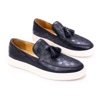China Leather Casual Mens Slip On Sneakers Shoes 1.2kg 40-45 Size for sale