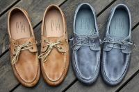 China Burnished Leather Men's Casual Shoes / Luxury Handsewn Boat Shoes for sale