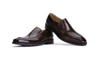 China Slip On Brogue Mens Leather Dress Shoes Loafers Crocodile Pattern For Office for sale