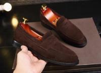 China Crafted Suede Cortex Classic Mens Leather Loafers / Mens Casual Suede Loafers for sale