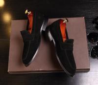 China Crafted Suede Cortex Classic Mens Leather Loafers / Mens Casual Suede Loafers for sale