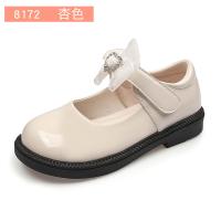 China Flat Heel Girls Leather School Shoes Laces for Active School Days for sale