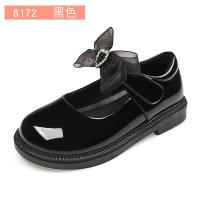 China Flat Heel Girls Leather School Shoes Laces for Active School Days for sale