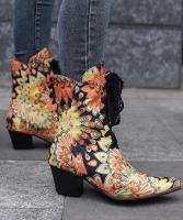 China Upper Genuine Leather Black Female Leather Shoes for Your Style for sale