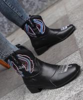 China Western Cowgirl Latest Fashion Trends with Women's Leather Boots and Fashionable for sale