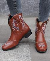China Western Cowgirl Latest Fashion Trends with Women's Leather Boots and Fashionable for sale