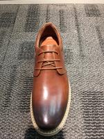 China Lace Up Walking Mens Casual Leather Boots , Black Mens Casual Footwear for sale