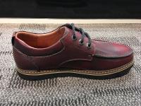 China OEM Men's Casual Shoes  Suede Leather Mens White Flat Shoes for sale