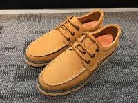 China Suede Leather Lace Up Sneakers Sport Shoes , Mens Flat Sole Shoes Casual Shoes Black Color for sale
