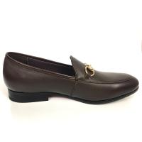 China Slip On Comfortable Boat Pu Mens Brown Leather Shoes Spring / Summer / Autumn Season for sale