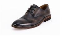China Waterproof Men'S Wedding Dress Shoes Lace Up Flat Heel Striped Slip On Shoes for sale
