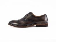 China Waterproof Men'S Wedding Dress Shoes Lace Up Flat Heel Striped Slip On Shoes for sale