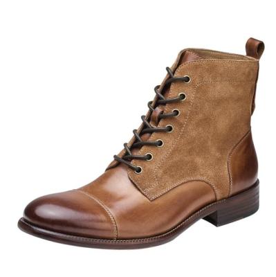 China Winter Mens Suede Desert Boots Fashion Italian Ankle Boots With Zipper Side for sale