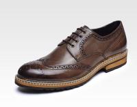 China Genuine Leather Men'S Wedding Dress Shoes Handmade Mens Casual Leather Shoes for sale