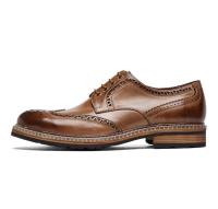 China Genuine Leather Men'S Wedding Dress Shoes Handmade Mens Casual Leather Shoes for sale