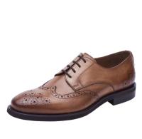 China Outdoor Mens Brown Patent Leather Shoes , Mixed Color Square Toe Luxury Mens Shoes for sale