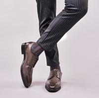 China Handmade Mens Black Patent Leather Shoes Square Toe Striped Men Wedding Shoes for sale