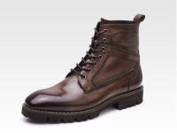 China Comfortable Autumn Mens Boots Breathable Mens High Top Casual Shoes for sale