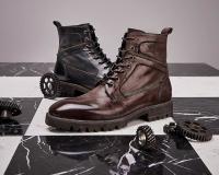 China Comfortable Autumn Mens Boots Breathable Mens High Top Casual Shoes for sale