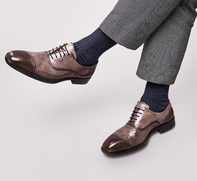 China Square Toe Men'S Wedding Dress Shoes Italian Flats Mens Black Oxford Shoes For Office for sale
