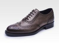 China Business Lace Up Casual Shoes , Soft Leather Brand Party Wear Shoes For Mens for sale
