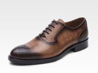 China Classic PU Men Formal Dress Shoes Oxford Style Bespoke Handmade Shoes For Business for sale