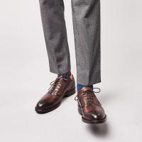 China Classic PU Men Formal Dress Shoes Oxford Style Bespoke Handmade Shoes For Business for sale