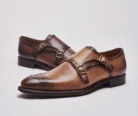 China Luxury Wingtips Brogue Oxford Shoes , Men Casual Formal Shoes For Wedding for sale