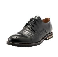 China Full Grain Leather Mens Dress Shoes , Pointed Toe Handmade Mens Oxford Shoes for sale