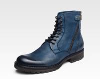 China Bullock Mens Brown Leather Dress Boots , Genuine Leather Martin Cowboy Boots for sale