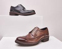 China Classic Wedding Leather Mens Shoes , Lace Up Mens Casual Leather Shoes for sale