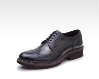 China Classic Wedding Leather Mens Shoes , Lace Up Mens Casual Leather Shoes for sale