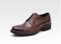 China Classic Wedding Leather Mens Shoes , Lace Up Mens Casual Leather Shoes for sale