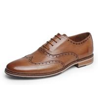 China Customized Men'S Wedding Dress Shoes Handmade Full Grain Leather Goodyear Welted Shoes for sale