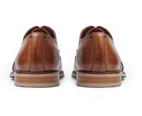 China Customized Men'S Wedding Dress Shoes Handmade Full Grain Leather Goodyear Welted Shoes for sale