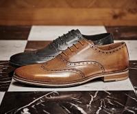 China Customized Men'S Wedding Dress Shoes Handmade Full Grain Leather Goodyear Welted Shoes for sale